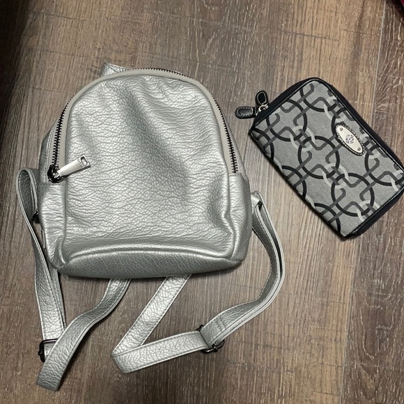 Bags | Collab Mini Backpack With Wallet | Poshmark